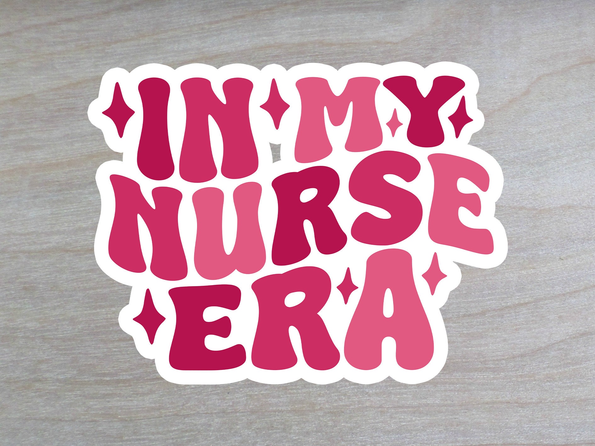 In My Nurse Era Stickers Er Nurse Practitioner Sticker Gifts Nicu Nurse ...