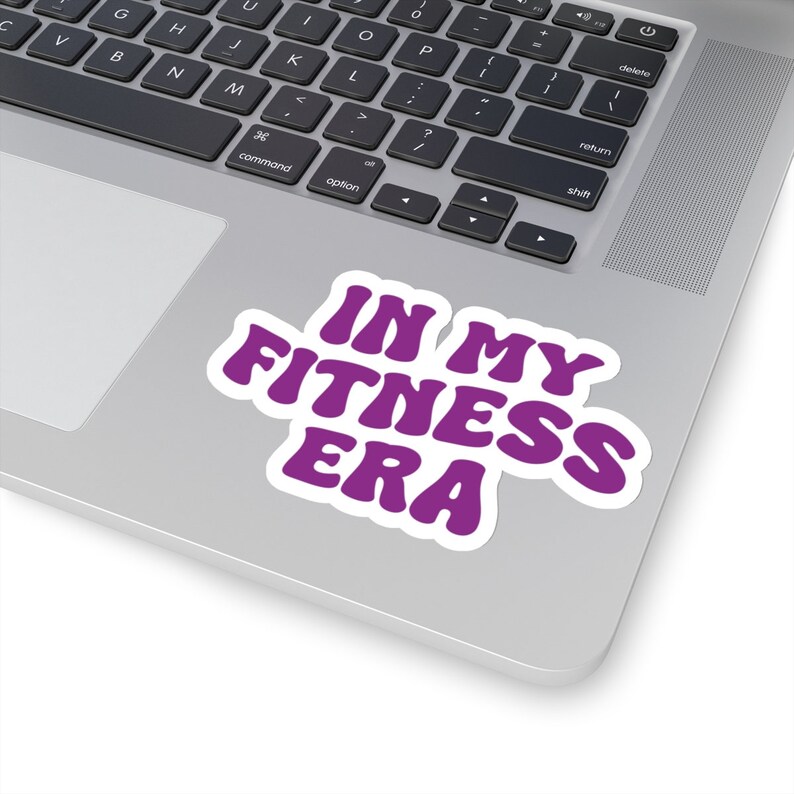 Gym in My Fitness Era Aesthetic Stickers Workout Quote Adhesive Decal ...
