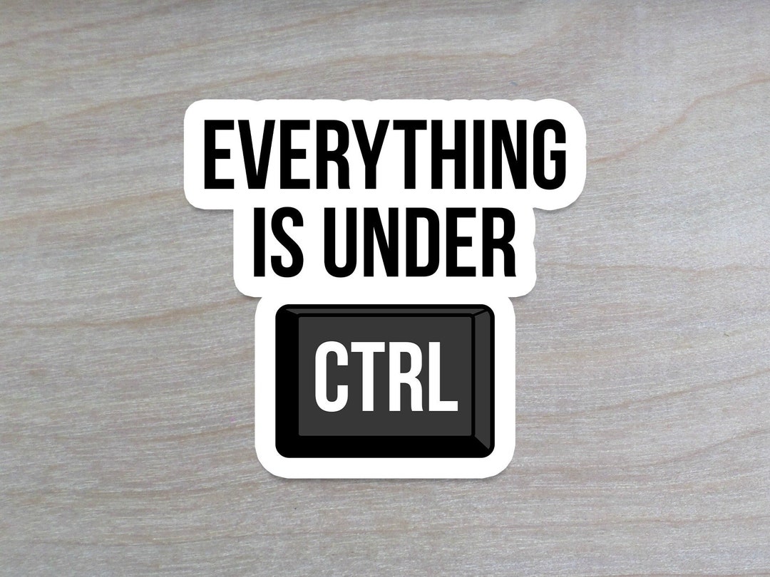 Funny Programmer Stickers Everything is Under Control Code Developer ...