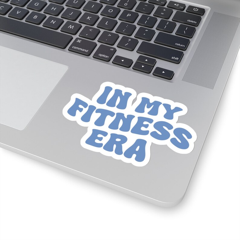 Gym in My Fitness Era Aesthetic Stickers Workout Quote Adhesive Decal ...