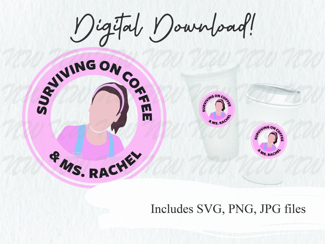 Ms Rachel Starbucks Logo SVG, Coffee & Ms Rachel - Digital Download ...
