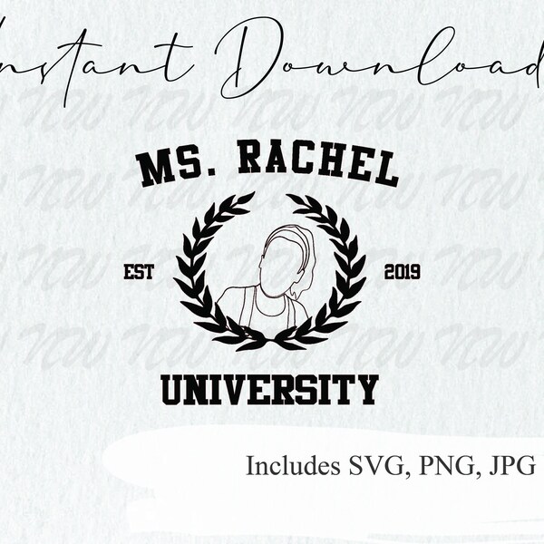 Ms Rachel Svg - Etsy