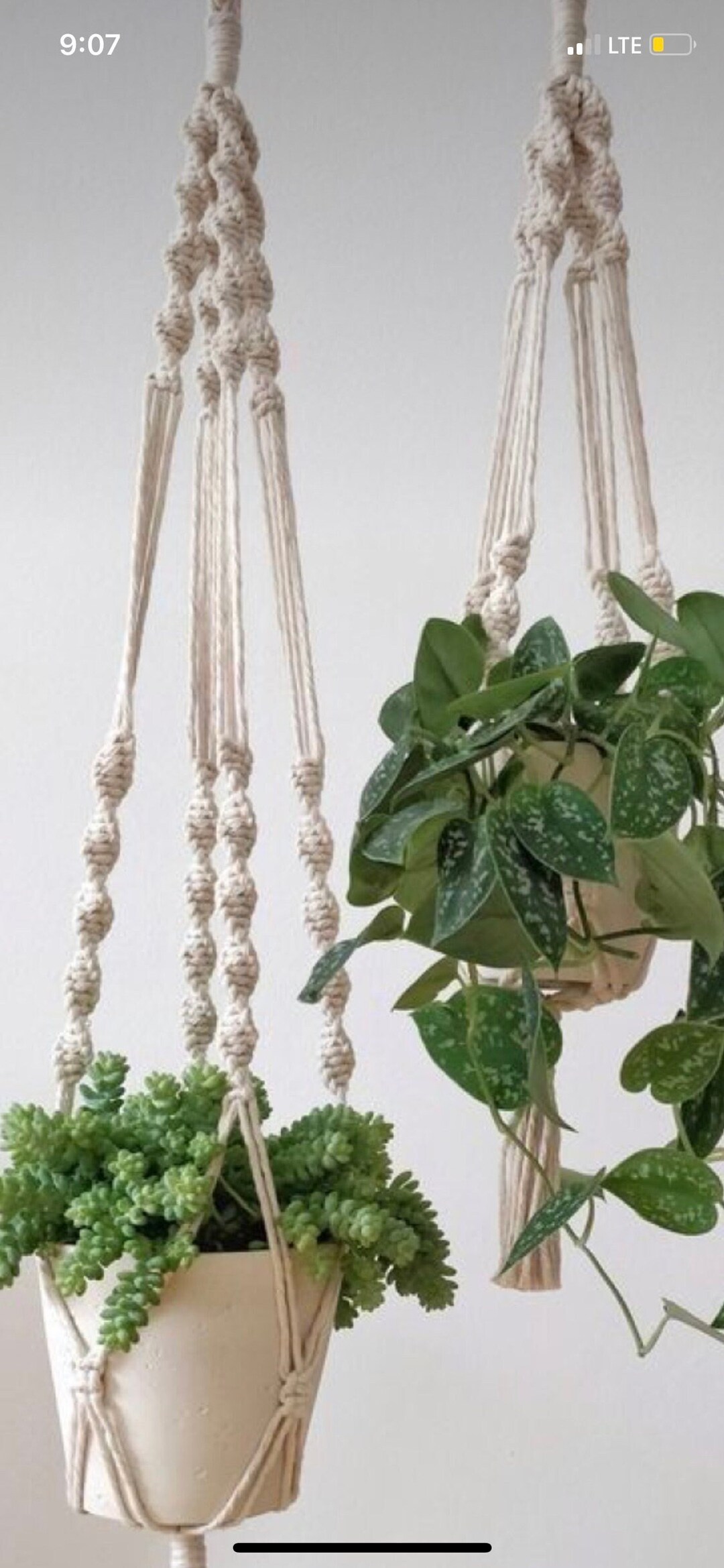 Macrame Hanging Baskets and More - Etsy