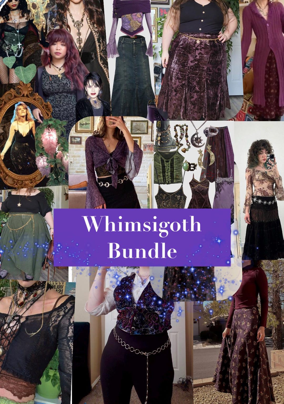 Whimsigoth Core Aesthetic Box Bundle Clothing Curated Celestial Dark ...