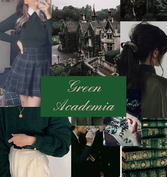 green academia core aesthetic - Gem