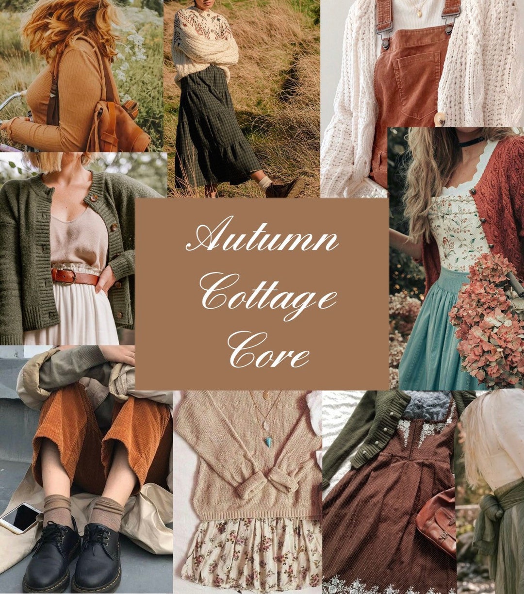 Autumn Cottage Core Aesthetic Mystery Box Bundle Clothing Clothes Style T Her Accessories