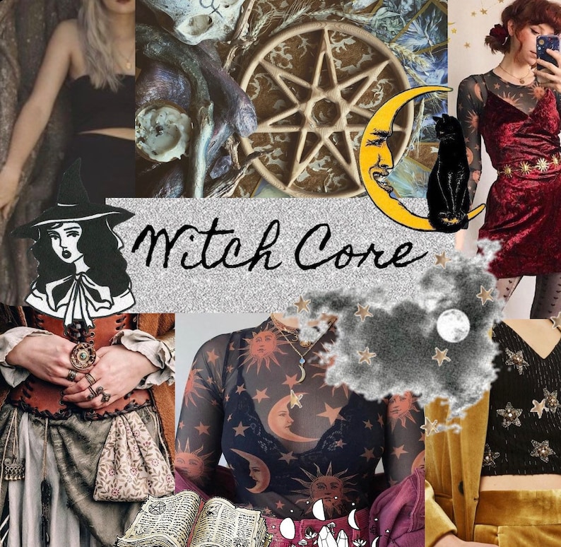 Witch Core Aesthetic Box Bundle Clothing Clothes Curated Celestial Dark ...