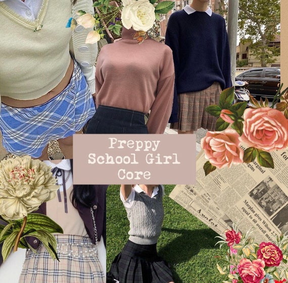 preppy school girl core - Gem