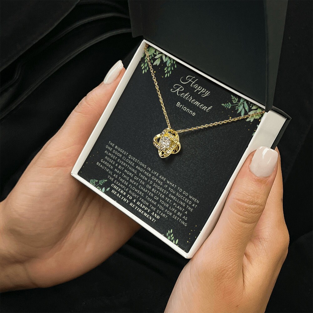 Happy Retirement PERSONALIZED Jewelry Gift for Boss - Etsy