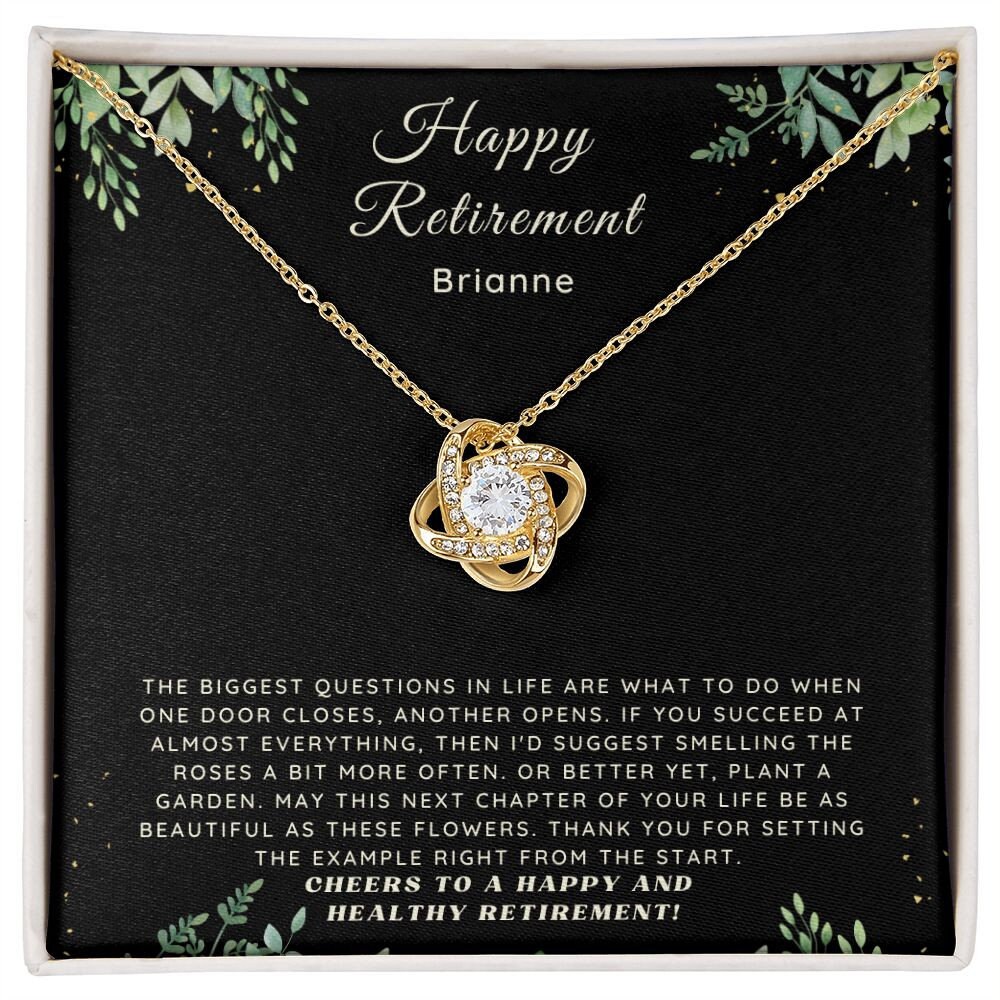 Happy Retirement PERSONALIZED Jewelry Gift for Boss - Etsy