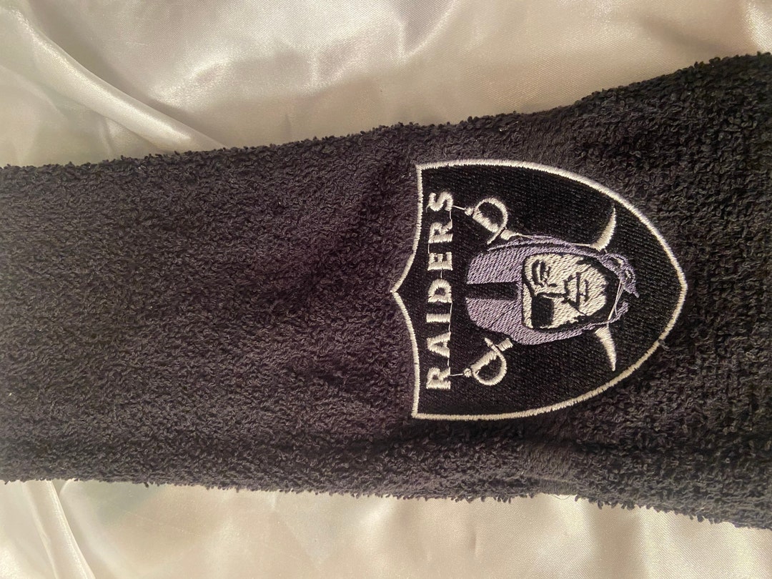 Raiders Embroidered Hand Towel - Etsy