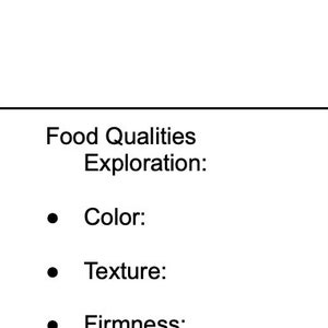 Feeding Therapy Food Tracking Template for Speech and Occupational ...