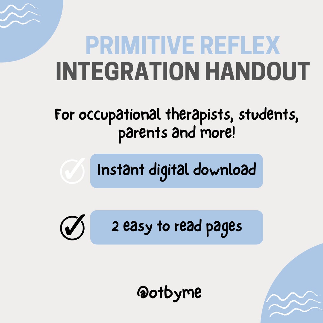 What Are Primitive Reflexes? Handout for Parents and Pediatric ...
