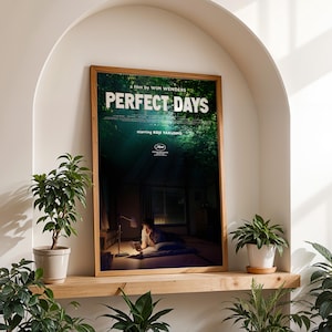 Perfect Days 2023 Movie Poster | Canvas | Perfect Days Framed Print ...