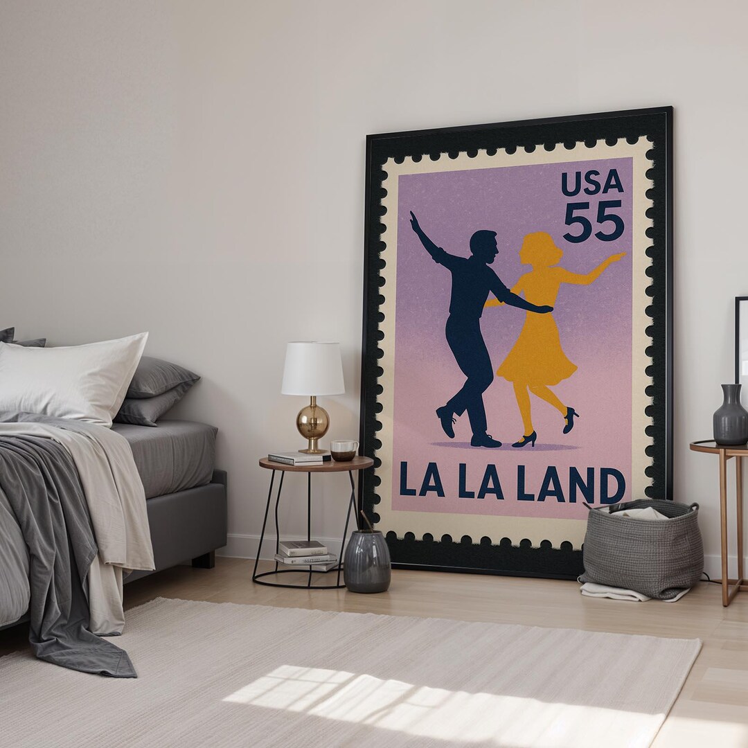 Classic Movie Stamp Art Print | Vintage Style Poster | Canvas & Framed ...