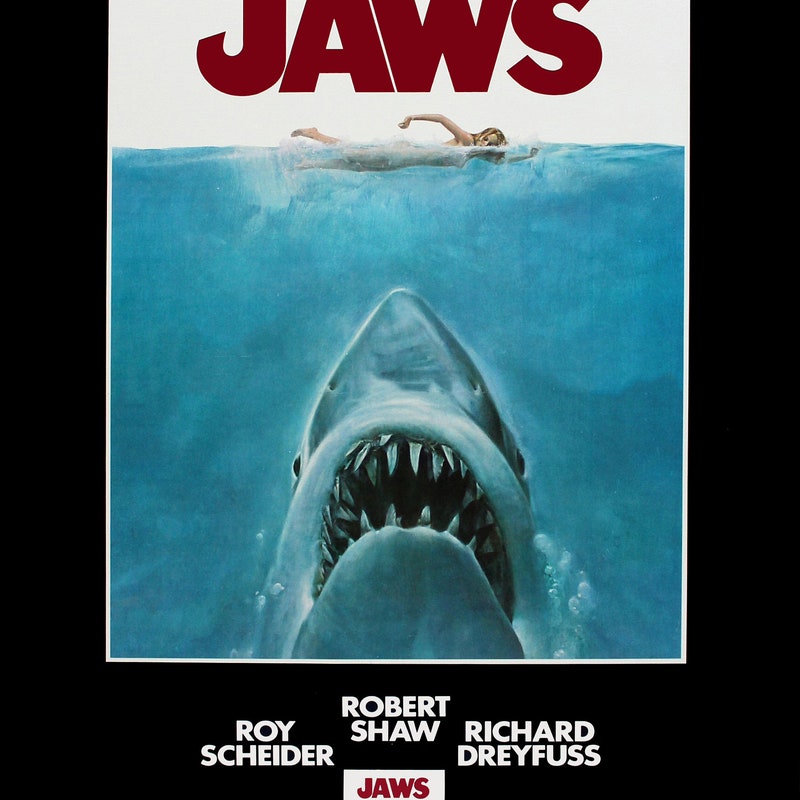 Jaws Canvas - Etsy
