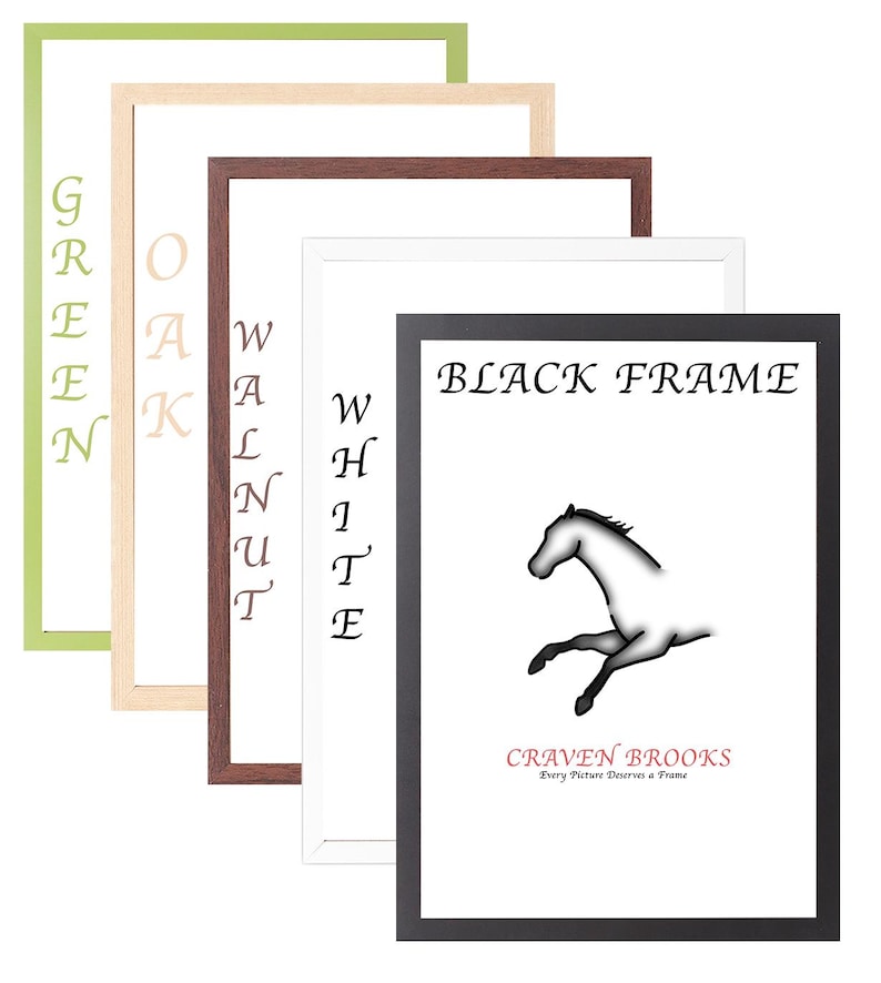 Maxi 24x36 A1 A2 A3 A4 A5 A6 Photo Frames - Black White Walnut Oak ...