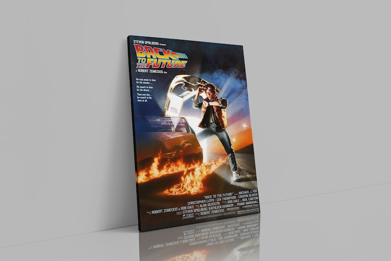 Back to the Future Movie Poster Canvas Art - Set of 3 - Etsy UK