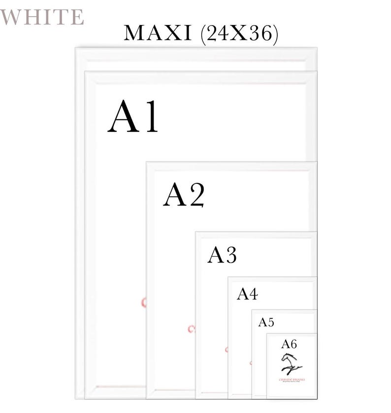Maxi 24x36 A1 A2 A3 A4 A5 A6 Photo Frames - Black White Walnut Oak ...