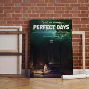 Perfect Days 2023 Movie Poster | Canvas | Perfect Days Framed Print ...