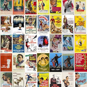 Vintage 1950s Classic Movie Posters – Retro Art in Multiple Sizes! - 2 ...