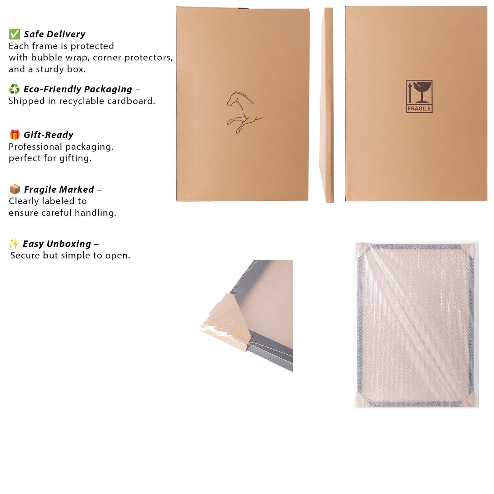 Maxi 24x36 A1 A2 A3 A4 A5 A6 Photo Frames - Black White Walnut Oak ...
