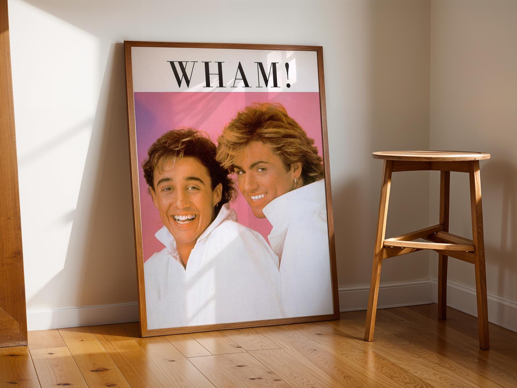 George Michael Wham Poster – Available Framed or Unframed in Multiple ...