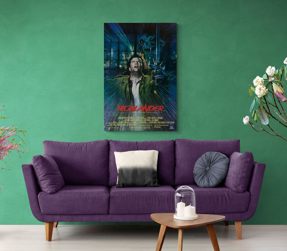 Highlander 1986 Movie " Canvas Art Decor " Available in Many Sizes ...