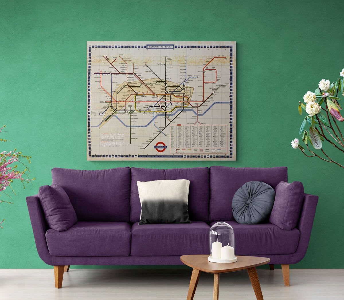 Large Tube Map Poster at Erin Patteson blog