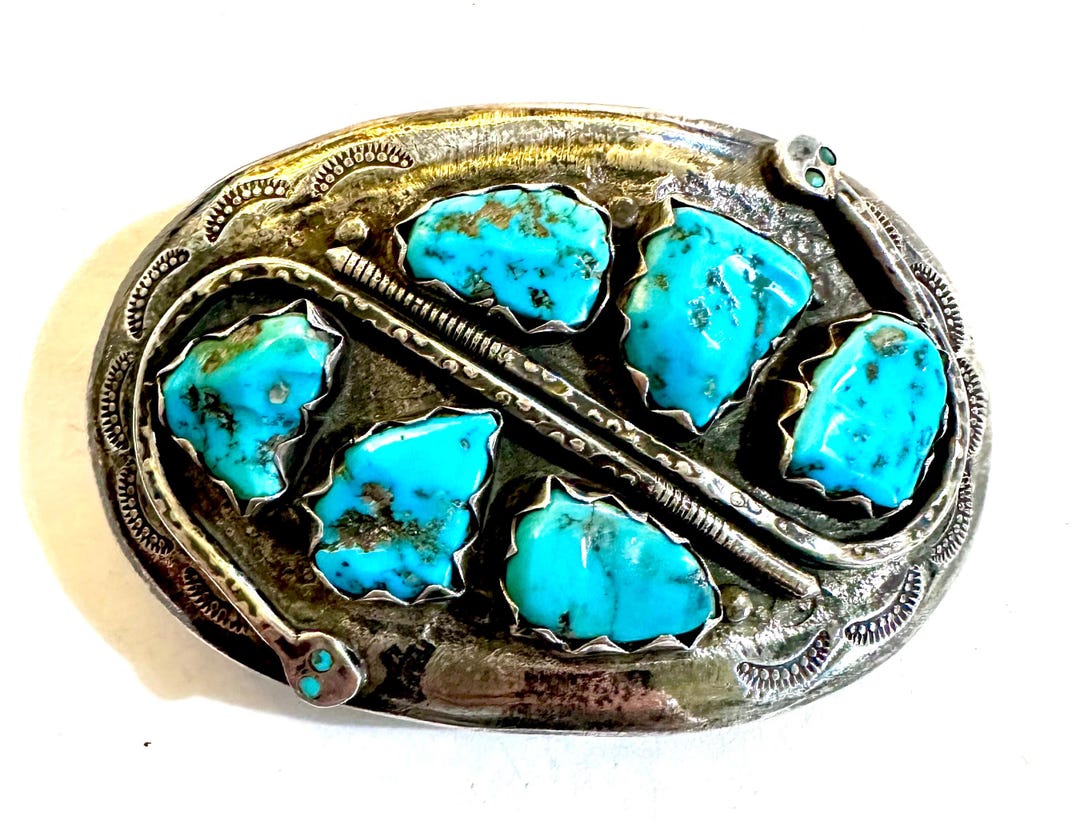 Wonderful Effie Calavaza Zuni Belt Buckle - Etsy