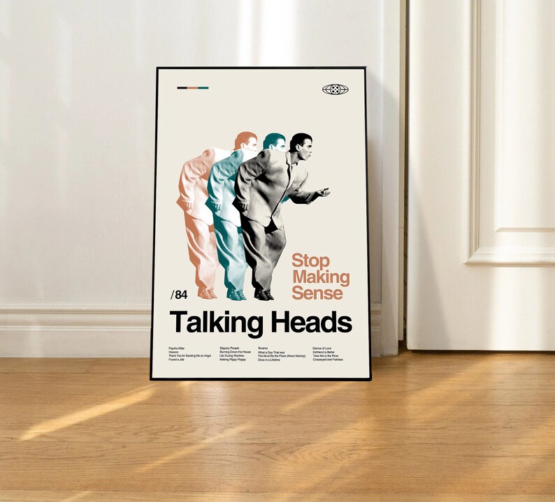 Talking Heads Stop Making Sense Poster Minimalist Movie - Etsy Talking Heads Stop Making Sense Poster Minimalist Movie - Etsy