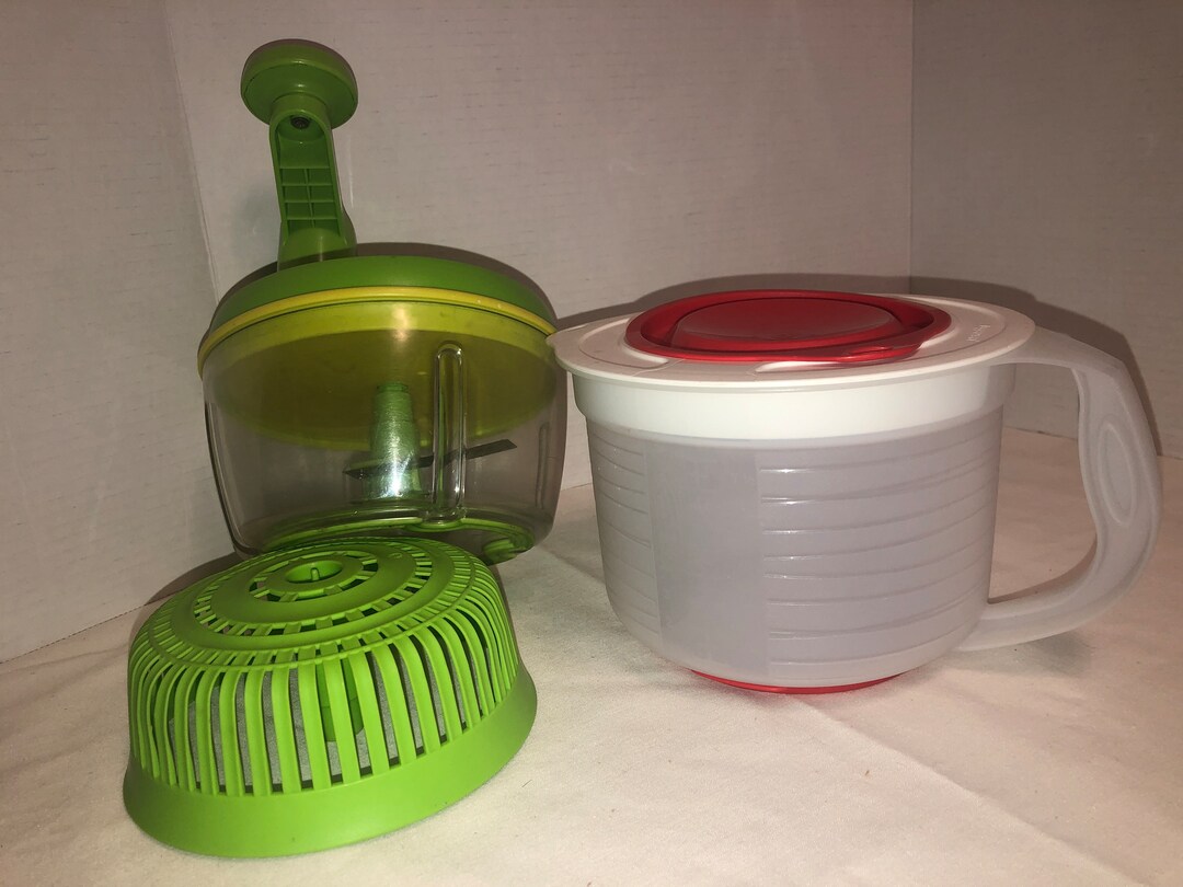 Tupperware Combo Quick Chef Food Processor & Batter Bowl - Etsy