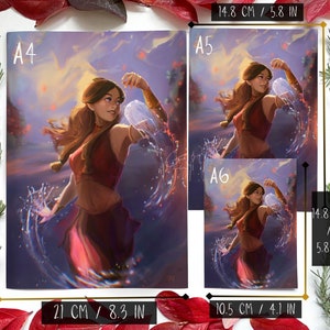 Katara Avatar the Last Airbender Art Print, ATLA Katara in Ember Island ...