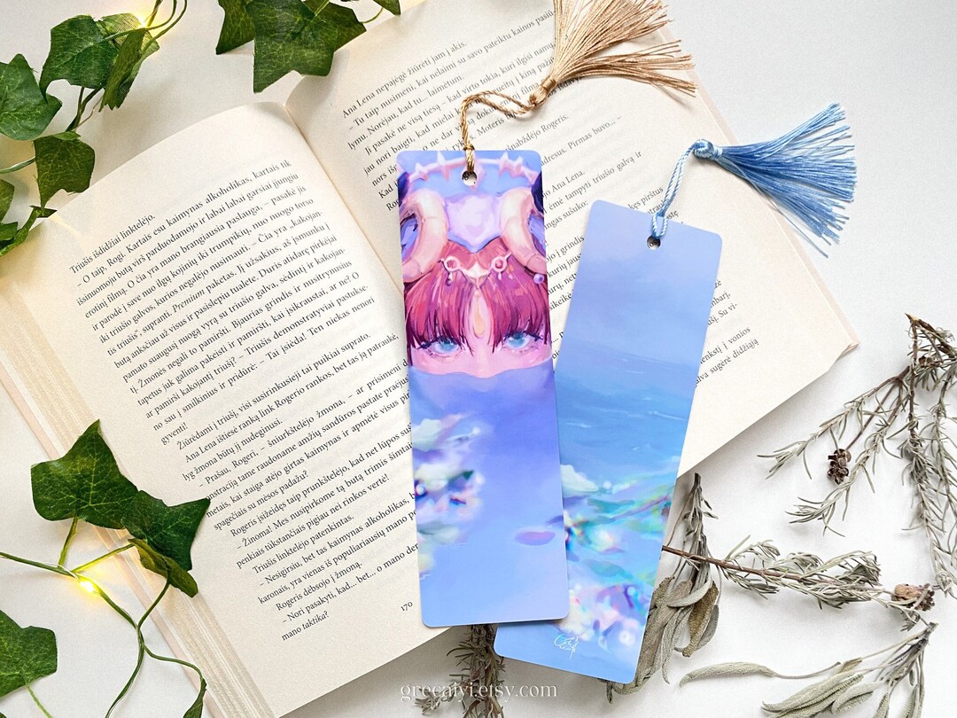 Nilou Genshin Impact Bookmark, Double Sided Matte Laminated Handmade ...