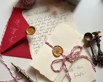Handwritten Letter From Santa, Handwritten Christmas Letters, Christmas ...