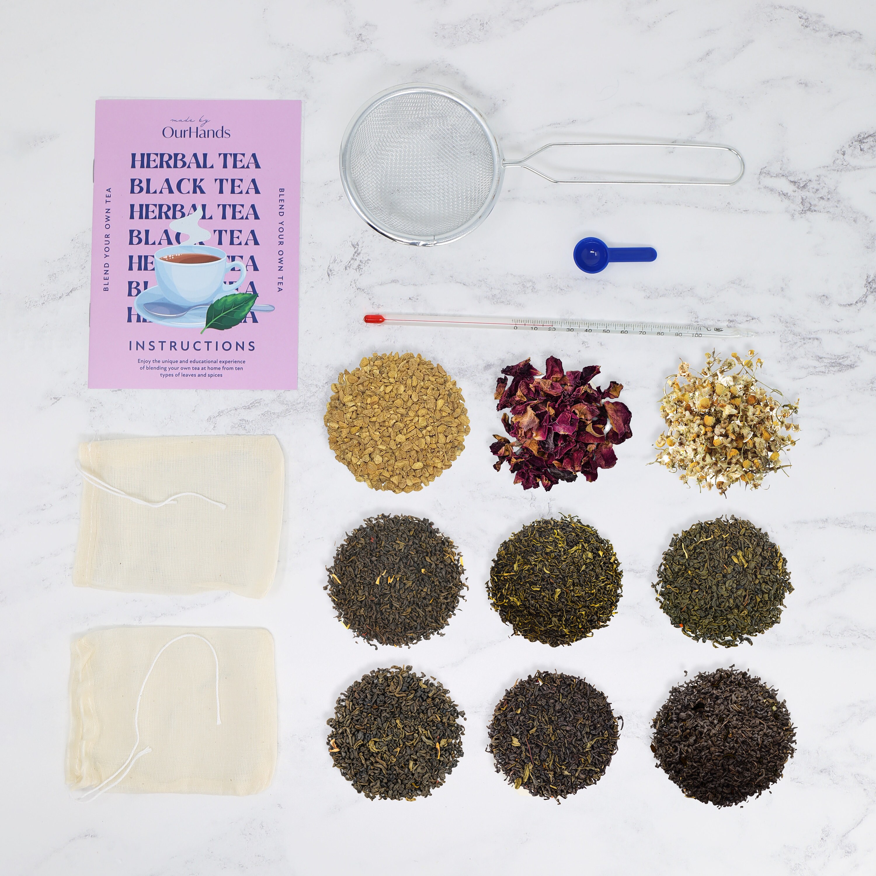 Tea Blending Kit Blend Your Own Tea and Infusions From High-quality ...