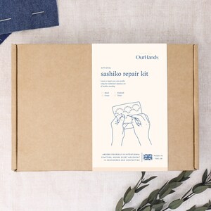 Sashiko Repair Kit Japanese Embroidery Beginner Kit With Thread, Needle ...