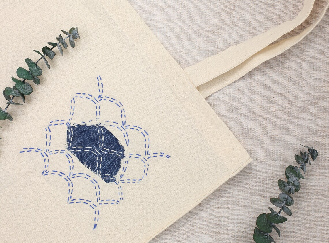 Sashiko Repair Kit Japanese Embroidery Beginner Kit With - Etsy UK