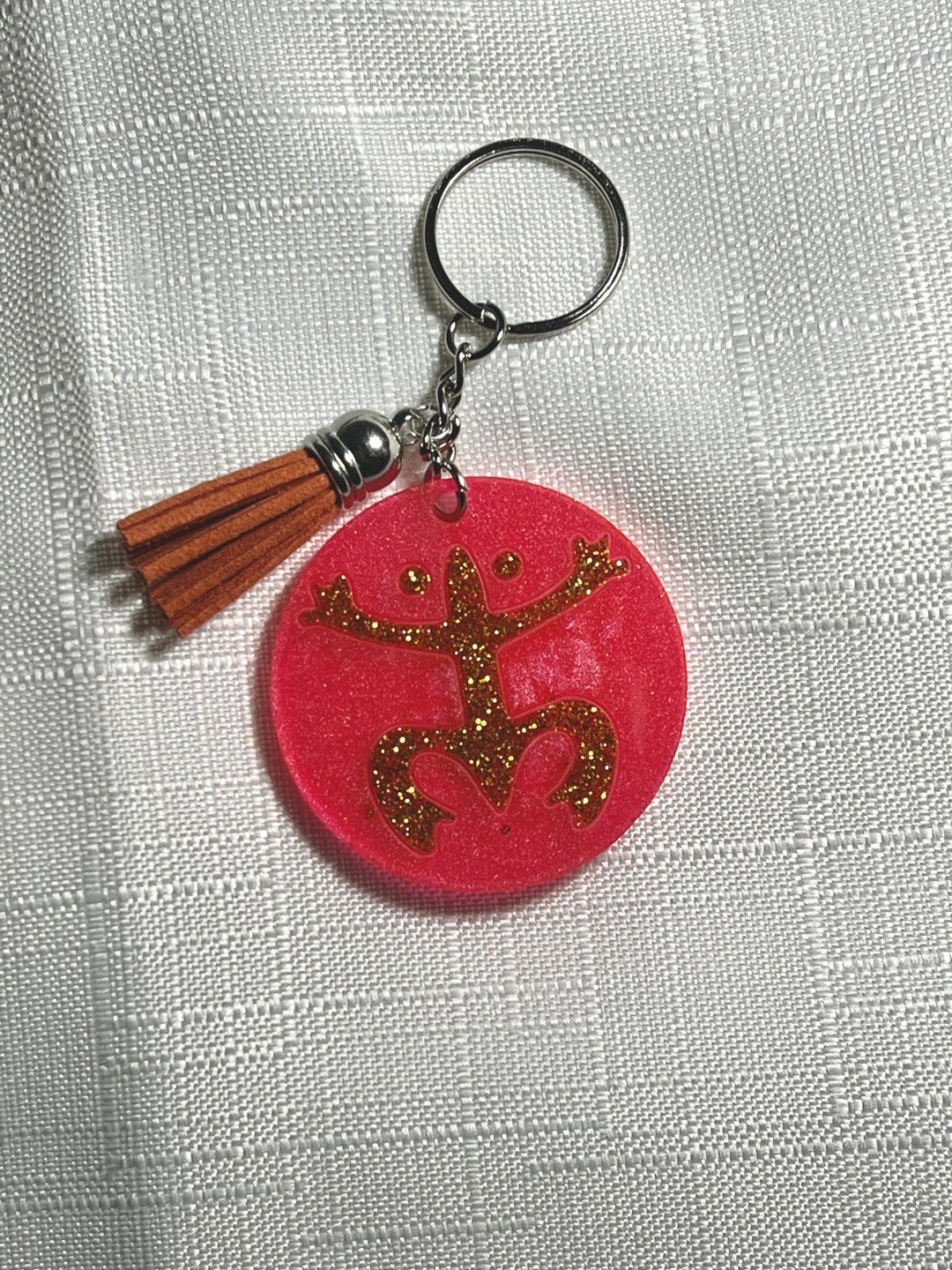 Pink Coqui Keychain - Etsy