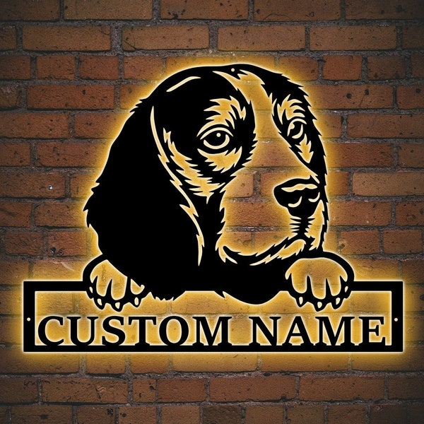 Beagle Metal Art - Etsy