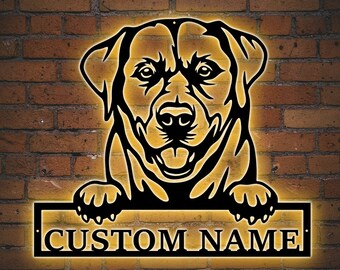 Labrador Light Sign - Etsy