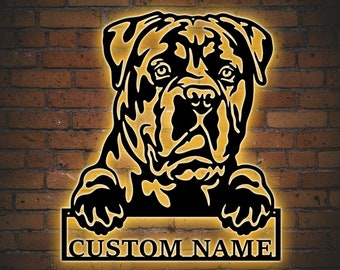 Custom Cane Corso Sign - Etsy