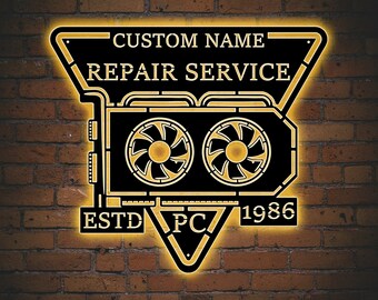 Pc Repair Sign - Etsy