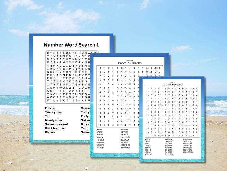 Number Fun Logic Puzzles and Brain Games Digital Download Activity Pack ...