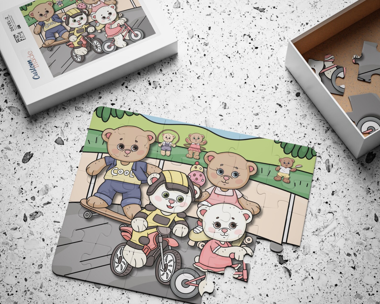 Teddy Bears at Play Kids' 30-piece Puzzle, Toddler Friendly Educational ...