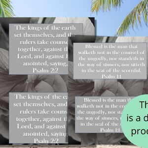 Find the Difference Psalms 1 Through 5 Digital Download Bible Printable ...