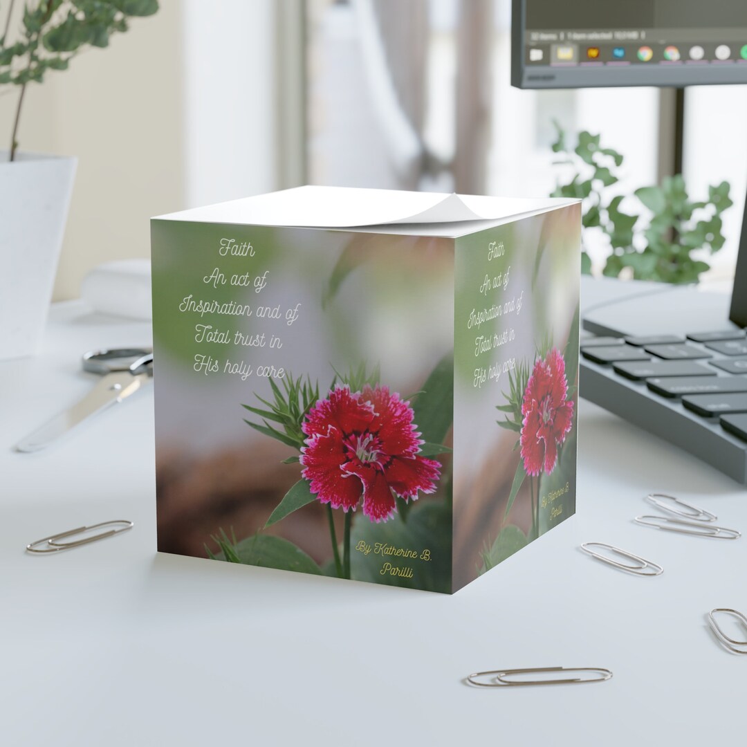 Faith Acrostic Poem Note Cube, Note Pad, to Do List, Writer's Notes - Etsy