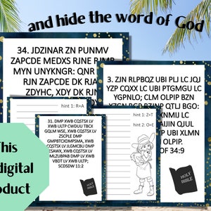 Wisdom Bible Verses Quotes Printable Coloring Pages, Bible Cryptogram ...