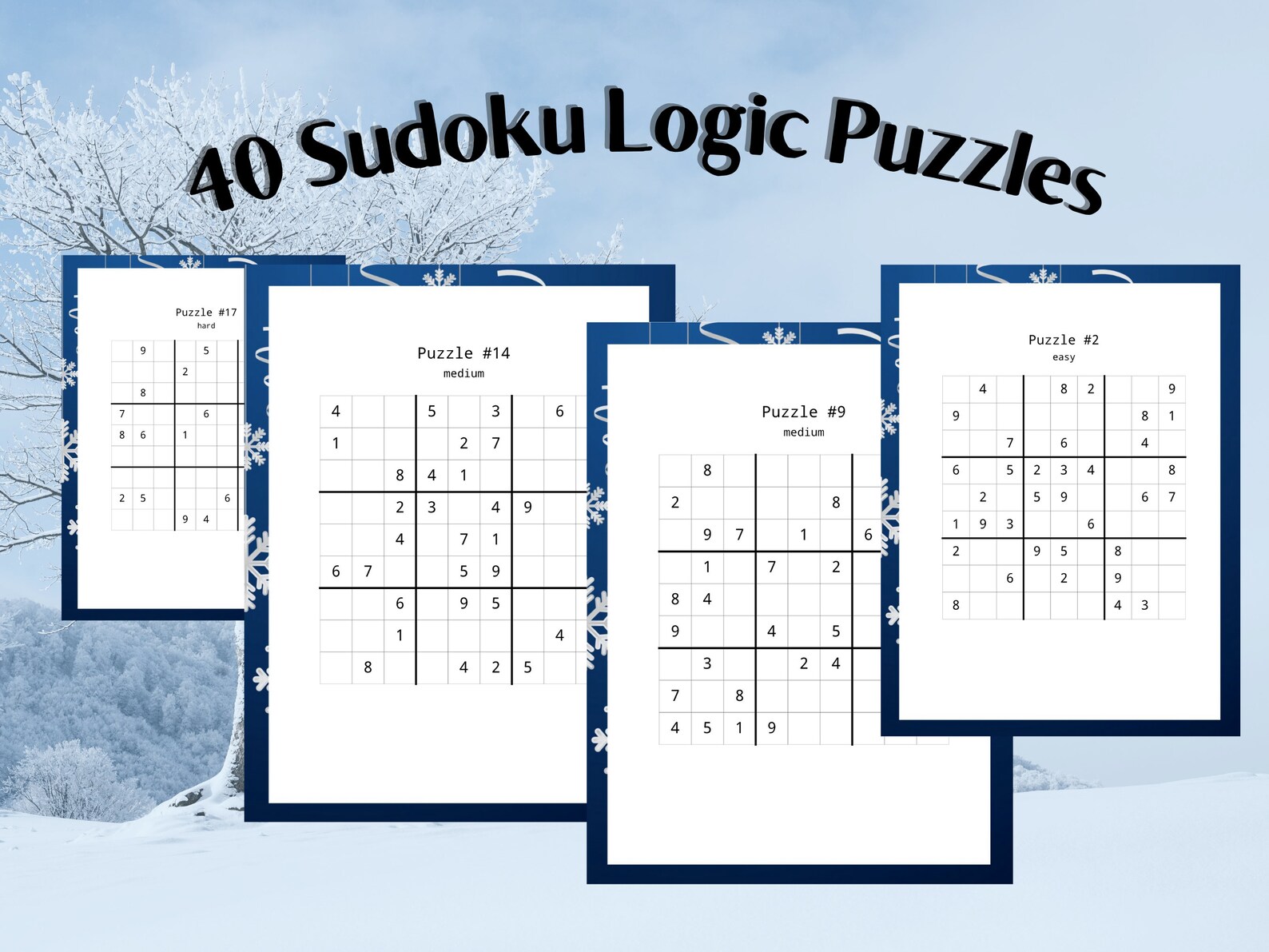 Winter Coloring Pages, Word Searches, Logic Puzzles, Trivia Games, and ...