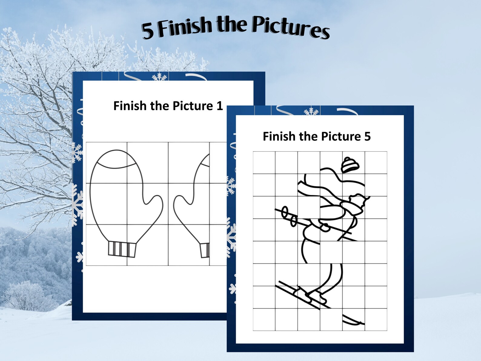 Winter Coloring Pages, Word Searches, Logic Puzzles, Trivia Games, and ...